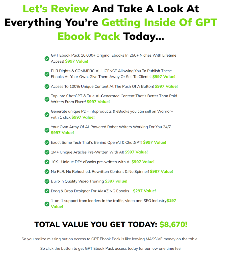 GPT eBook Pack Review & Demo: Is It Recommended or Not?