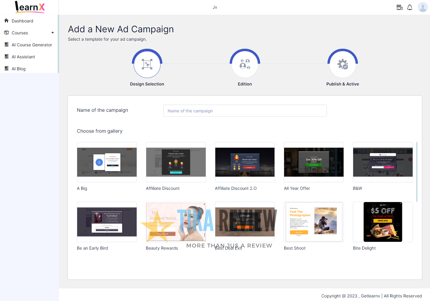 LearnX Review: Automate E-Course Business With No Code?