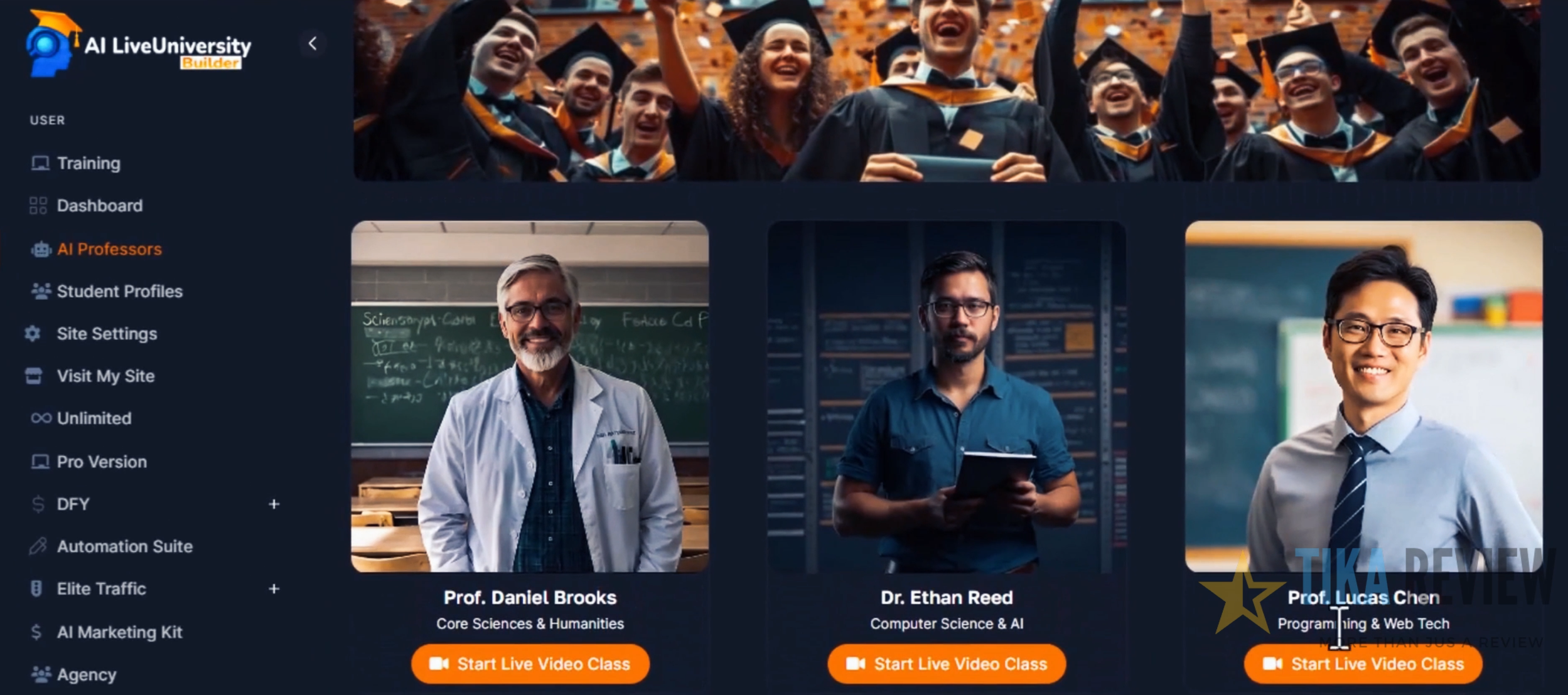 AI Live University Builder Review: Build A University Fast