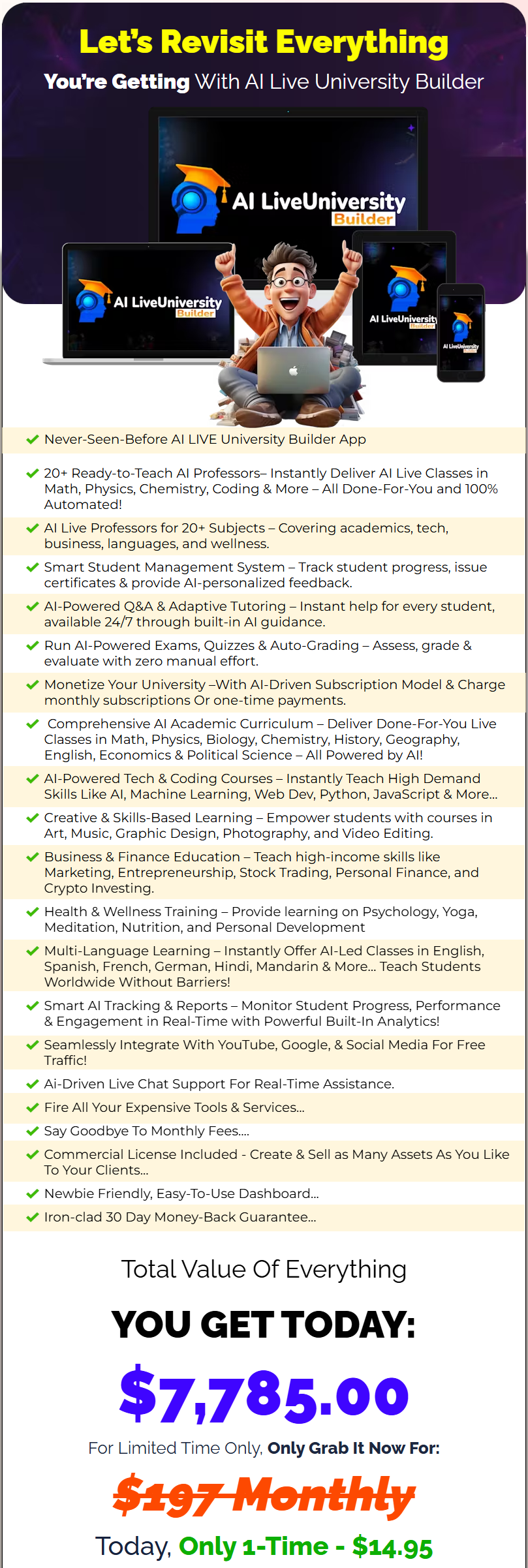 AI Live University Builder Review: Build A University Fast