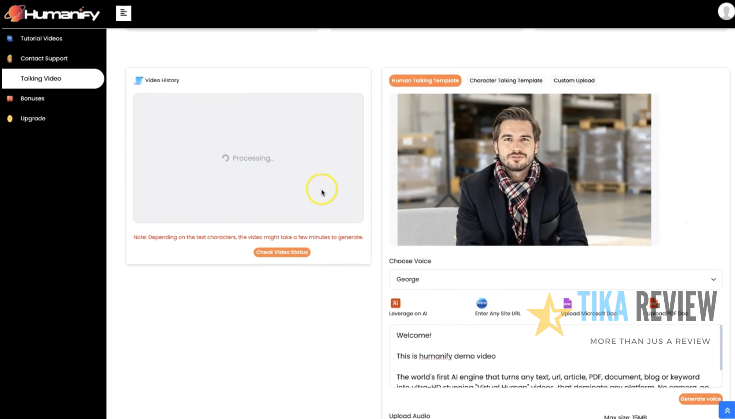 Humanify Review: Transform Text to Pro Videos Fast