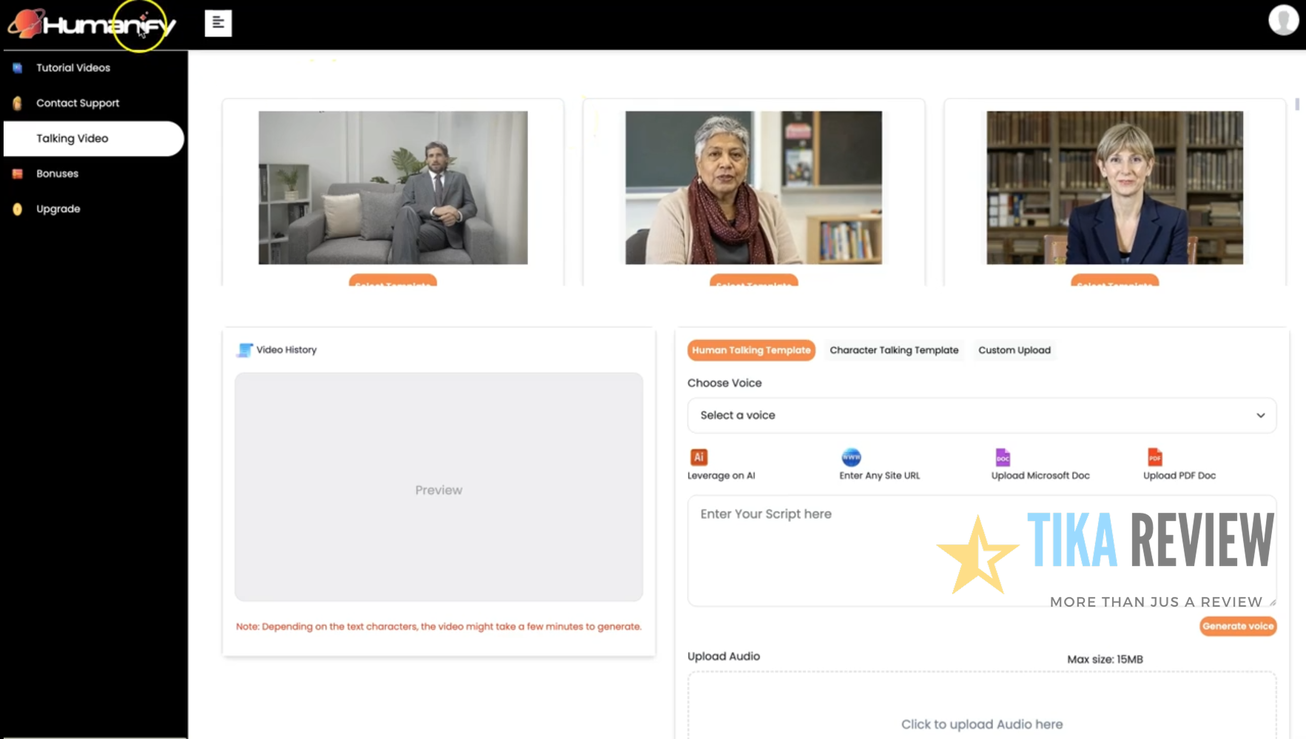 Humanify Review: Transform Text to Pro Videos Fast