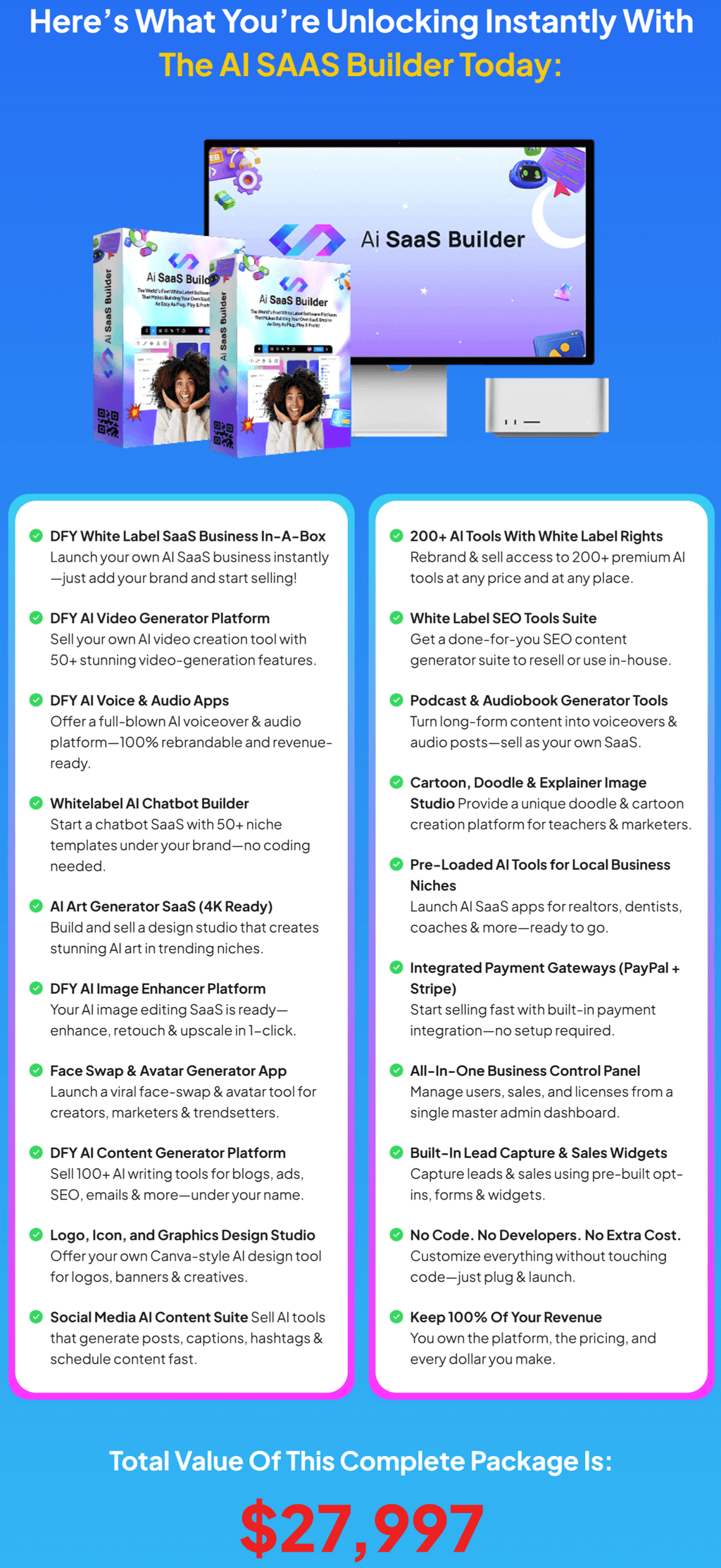 AI SaaS Builder Review: Own a SaaS Brand for Just $17