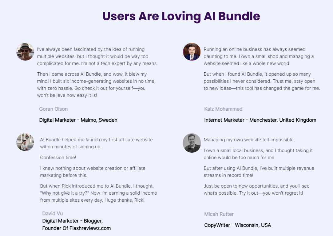 AI Bundle Review: Build 6 Profitable Sites in Minutes
