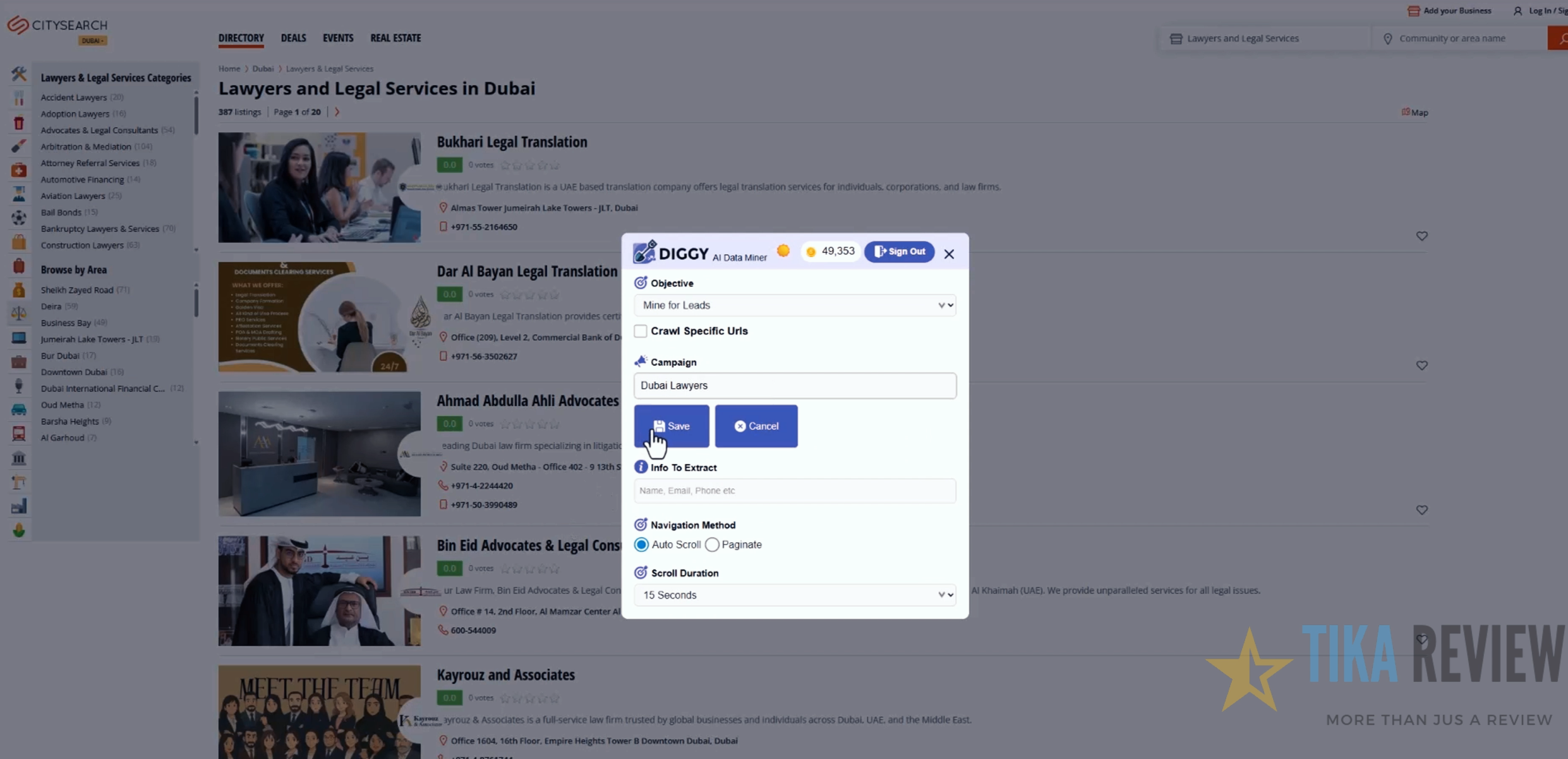 Diggy Miner AI Review: Best AI Scraper for Leads in 2025