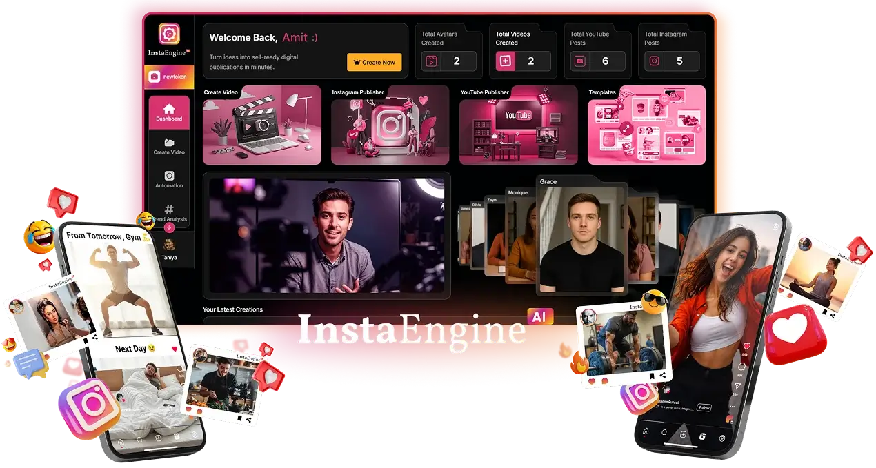 Insta Engine AI Review - 24/7 Instagram Automation App!